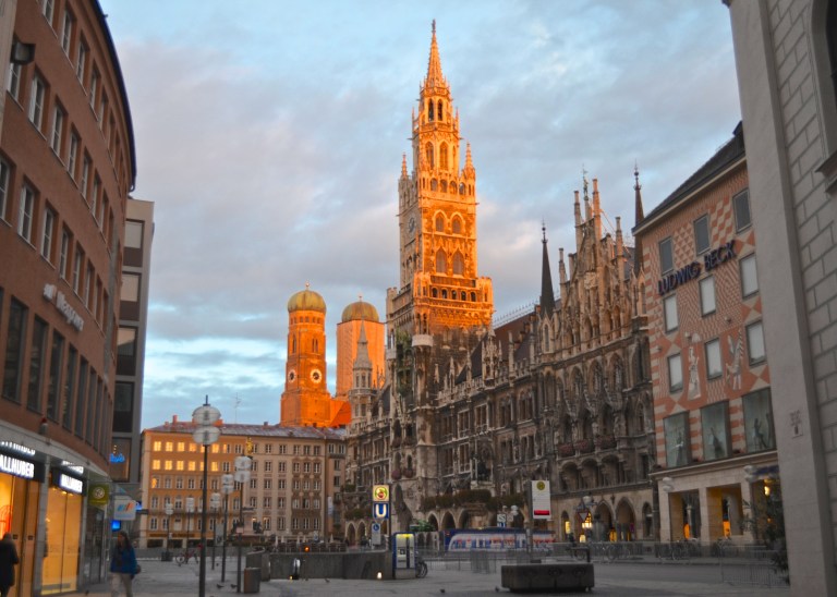 This is what you can do in the historic centre of Munich ...